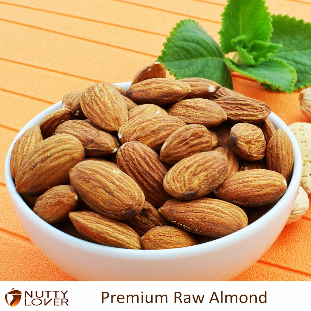 1KG Natural RAW Almond USA Nut (2 x 500gram) - Nutty Lover