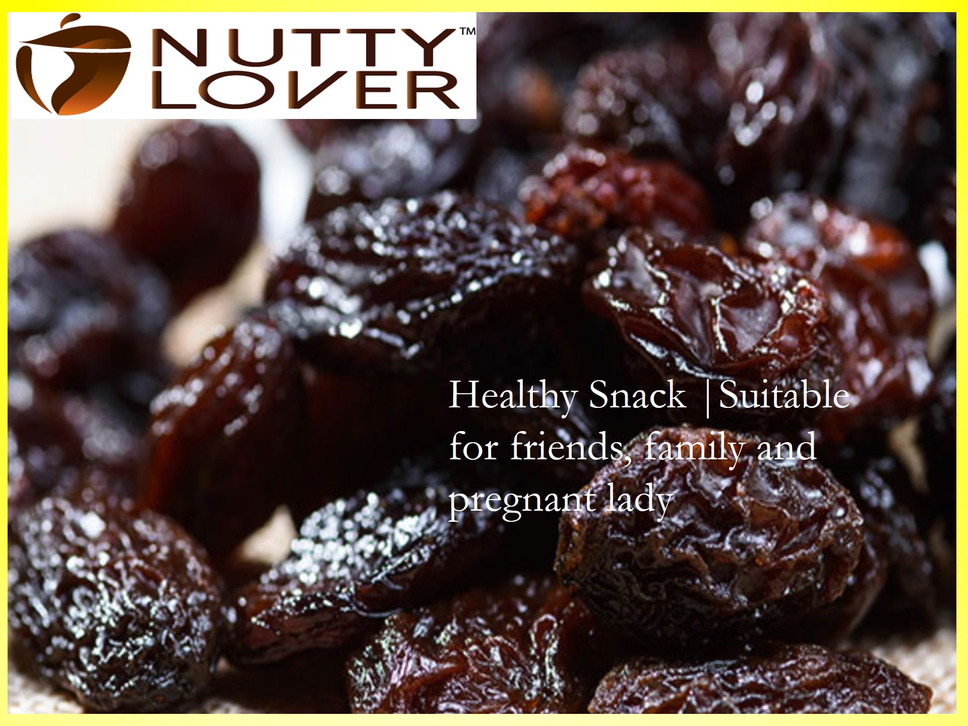 1KG Premium Black Raisin USA (2 x 500gram) - Nutty Lover